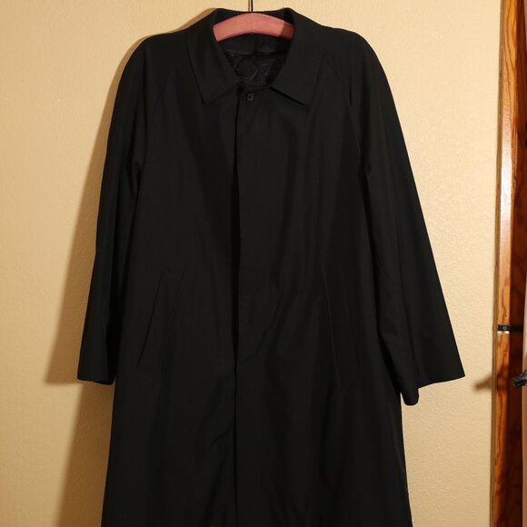 Bugatti | Jackets & Coats | Bugatti Black Overcoat Xl | Poshmark